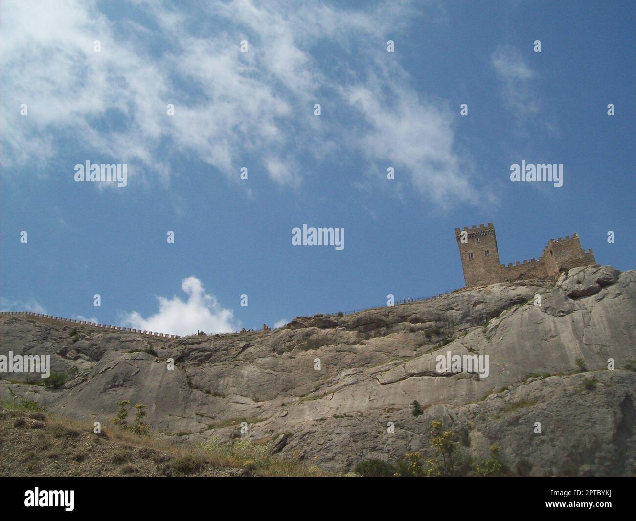 Travel to Crimea sea mountain landscape Stock Photo - Alamy
