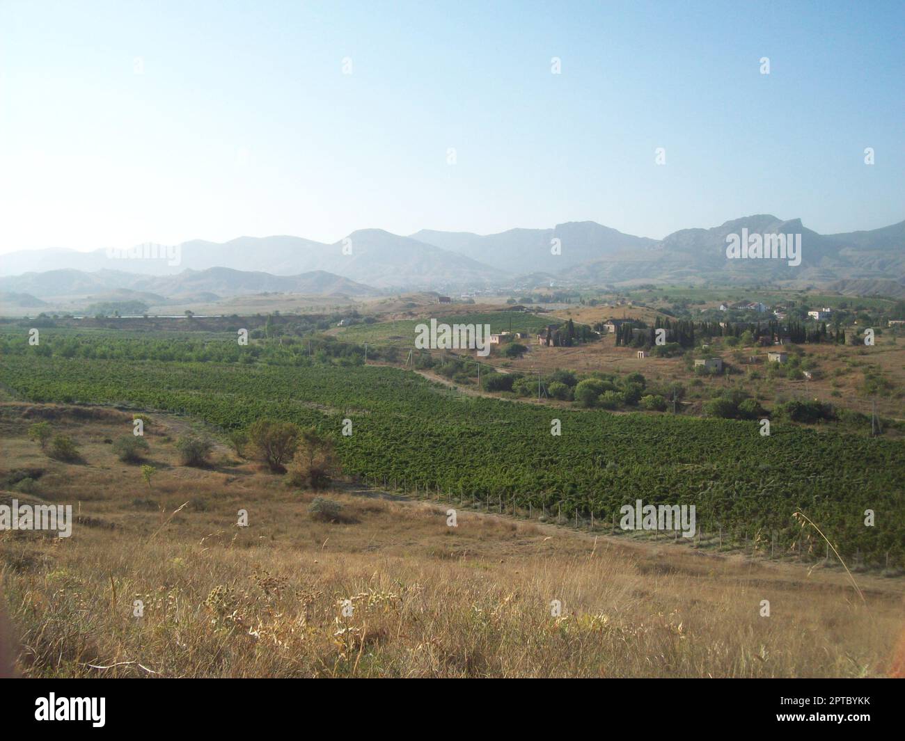 Travel to Crimea sea mountain landscape Stock Photo - Alamy