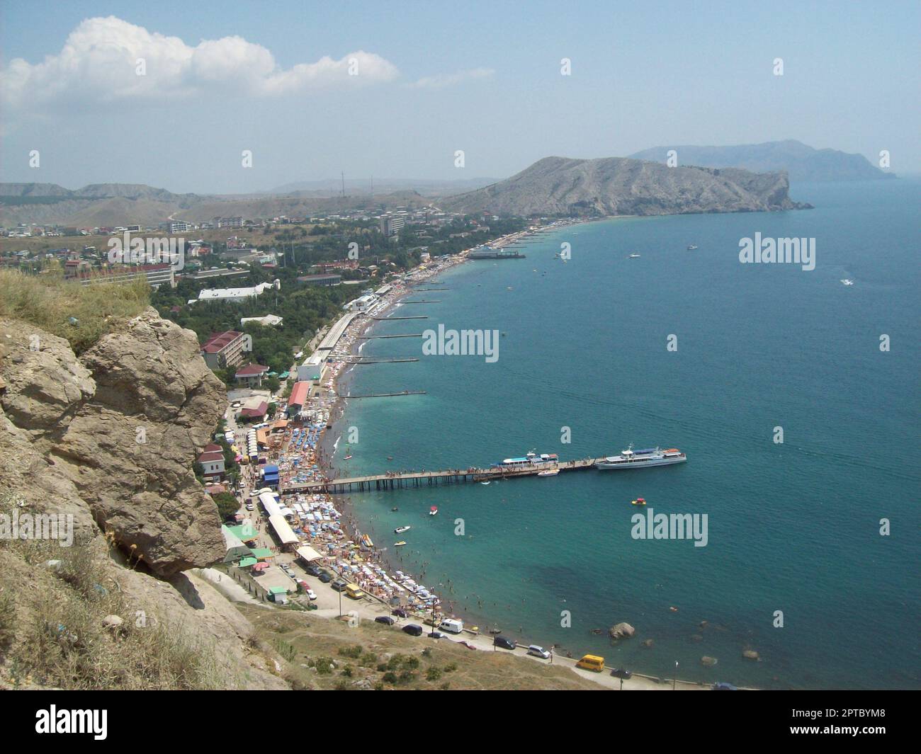 Travel to Crimea sea mountain landscape Stock Photo - Alamy
