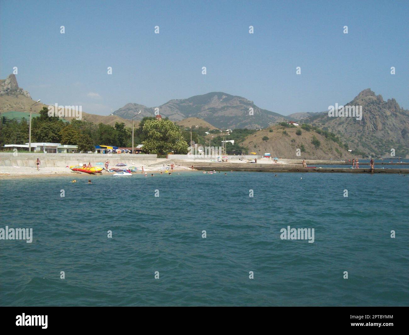 Travel to Crimea sea mountain landscape Stock Photo - Alamy