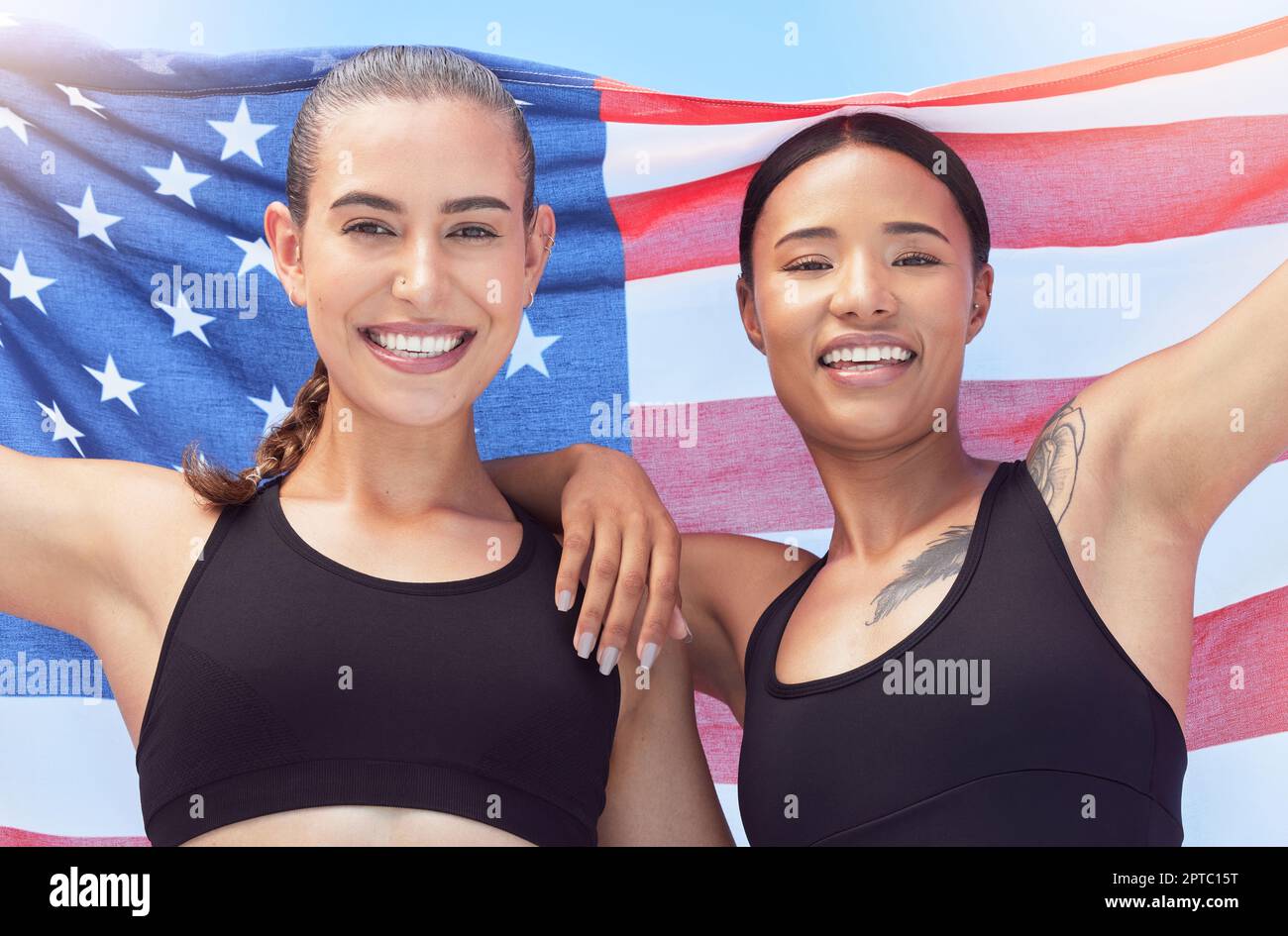 Olympics american flag hi-res stock photography and images - Alamy