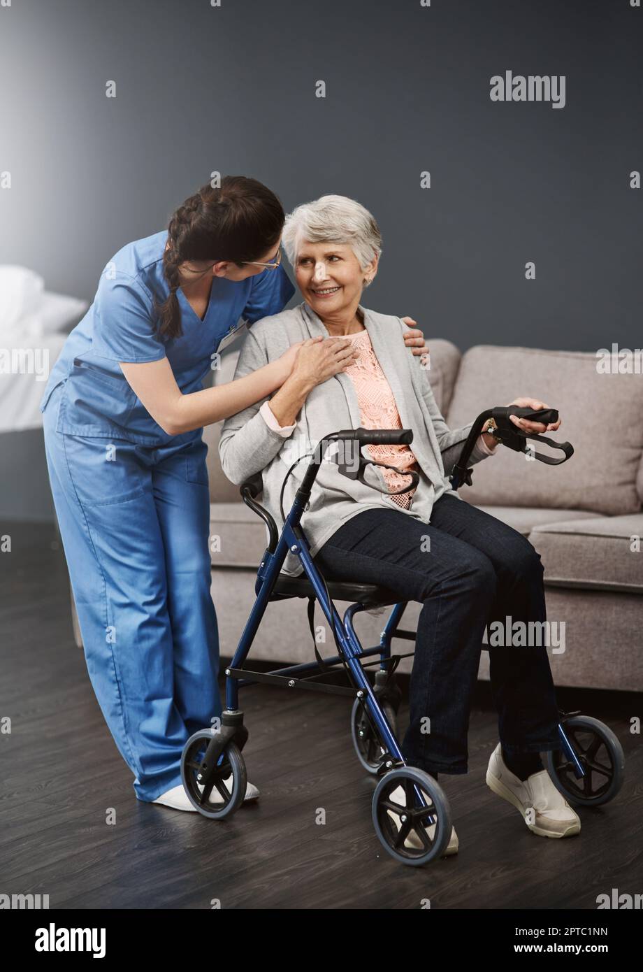 Crippled elderly woman hi-res stock photography and images - Alamy