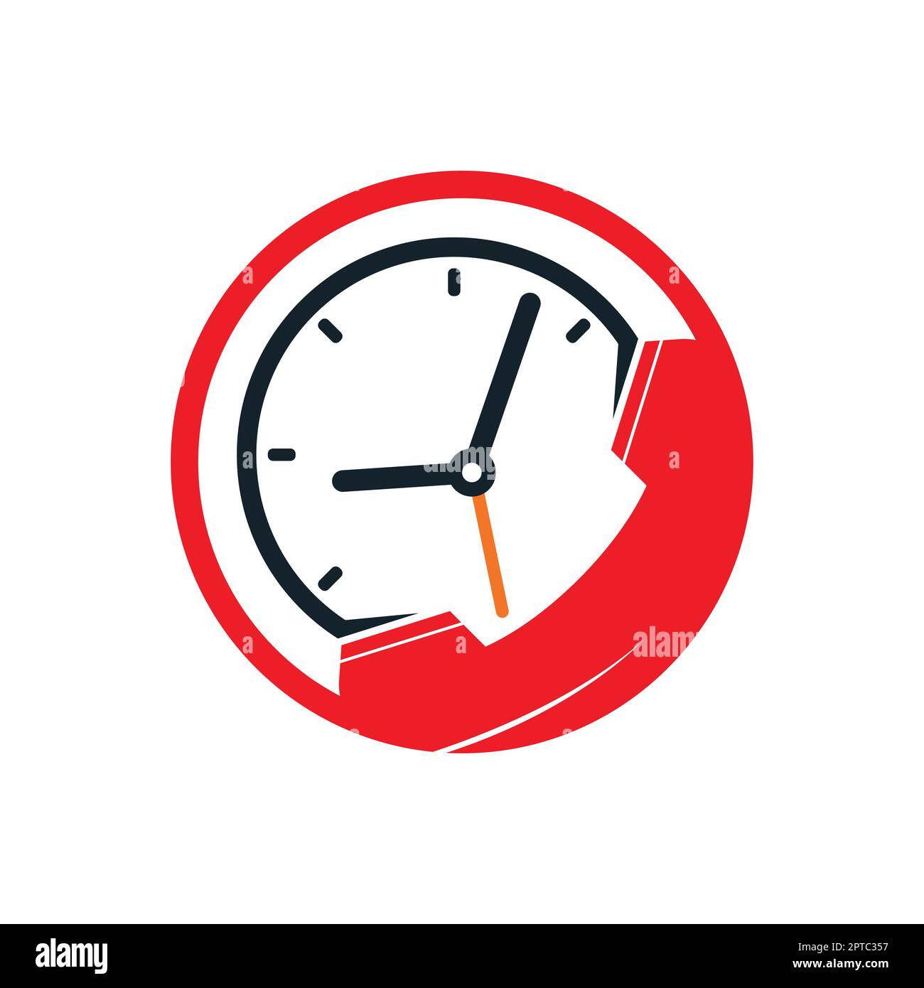Call time vector logo design template. Support and service logo concept ...
