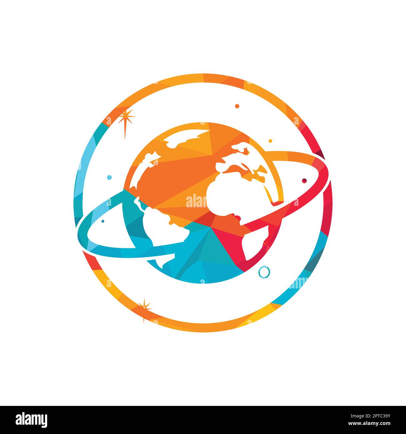 Planet vector logo design template. Space logo design concept Stock ...