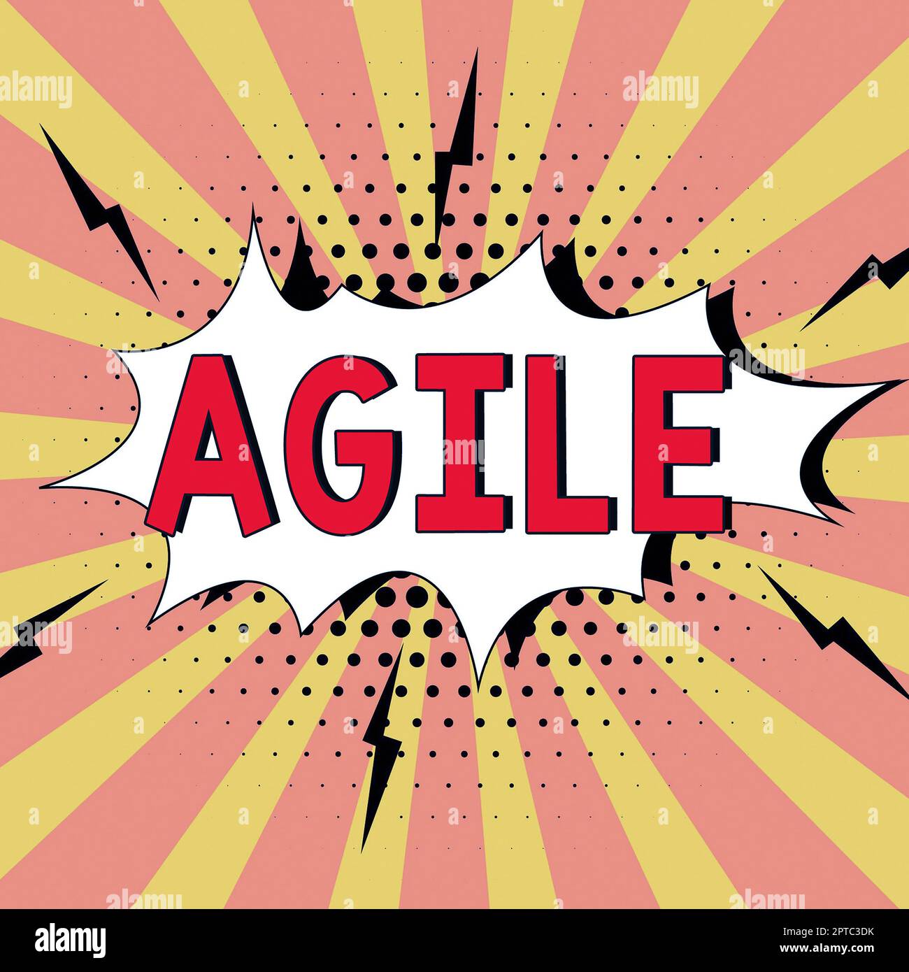 Hand writing sign Agile, Word for iterative approach to software ...