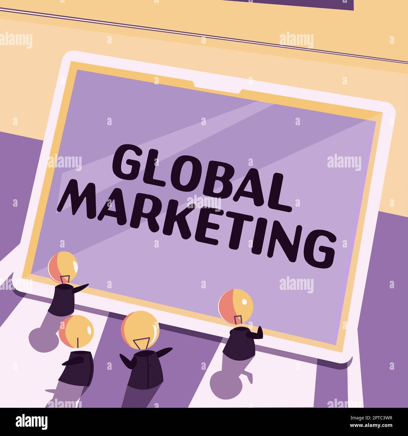 Inspiration showing sign Global Marketing, Business overview motivating ...