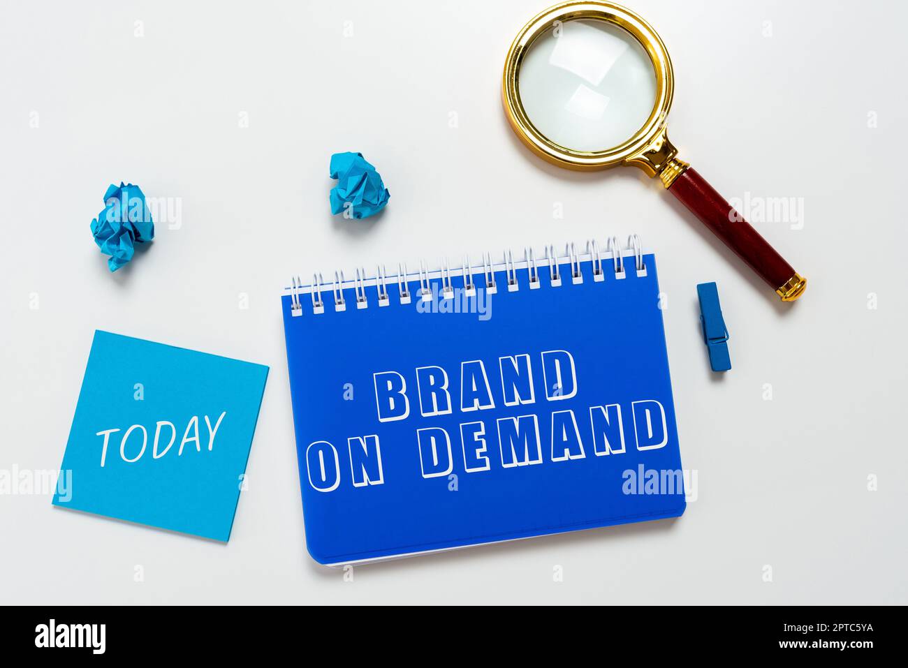 Text caption presenting Brand On Demand, Internet Concept Products or ...