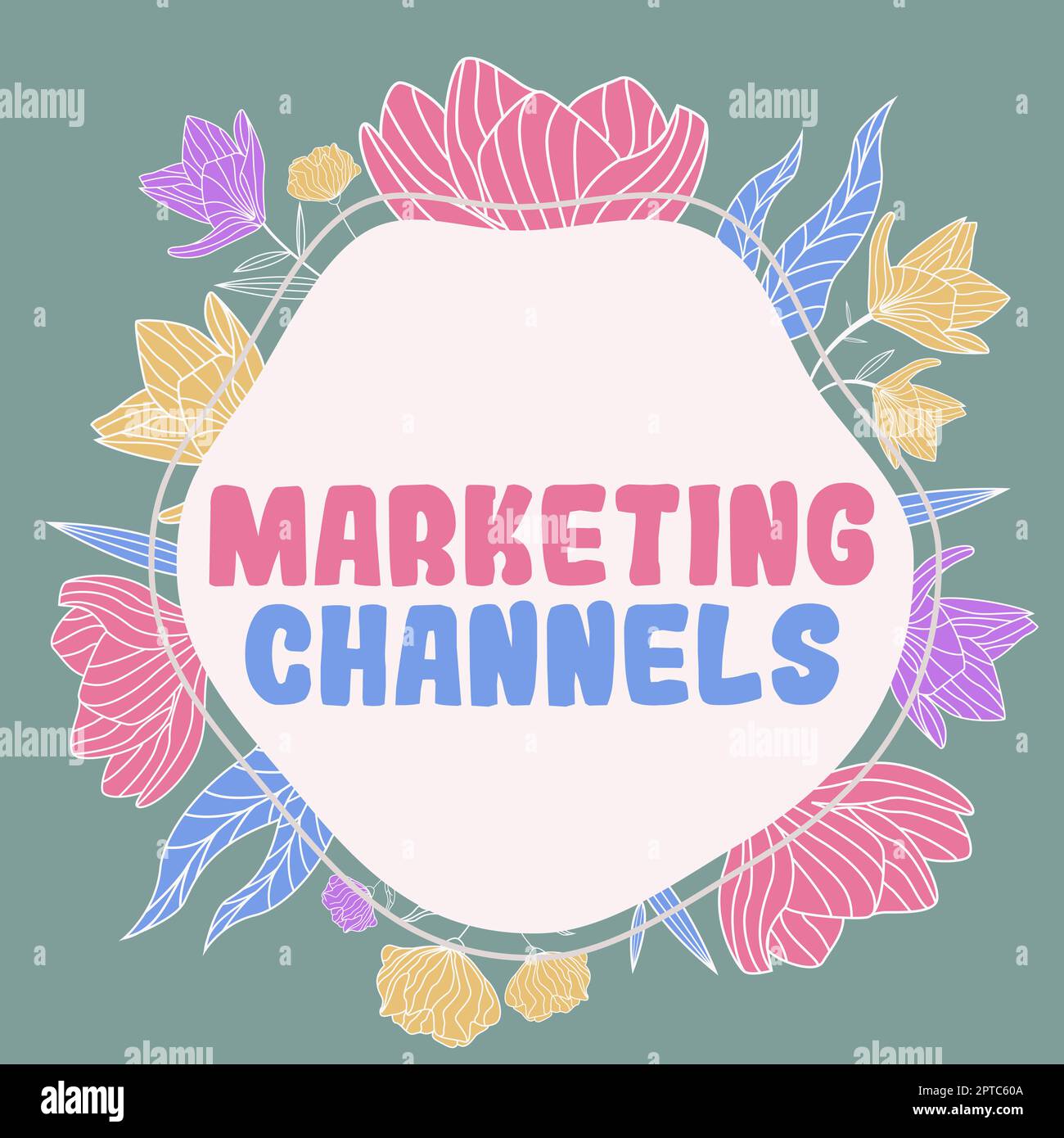 Hand writing sign Marketing Channels, Concept meaning the necessary to ...