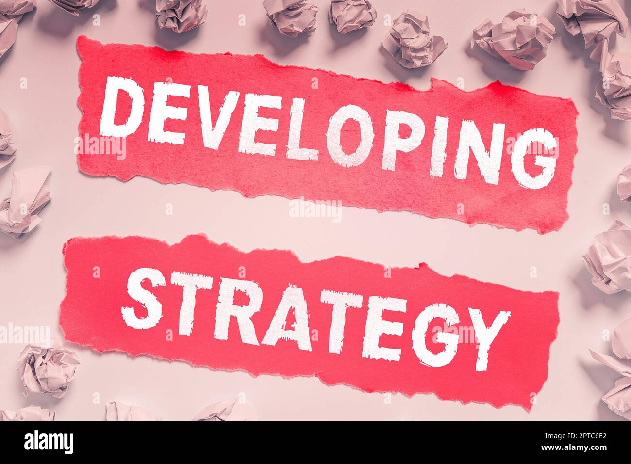 Text sign showing Developing Strategy, Concept meaning Powerful Ways to ...
