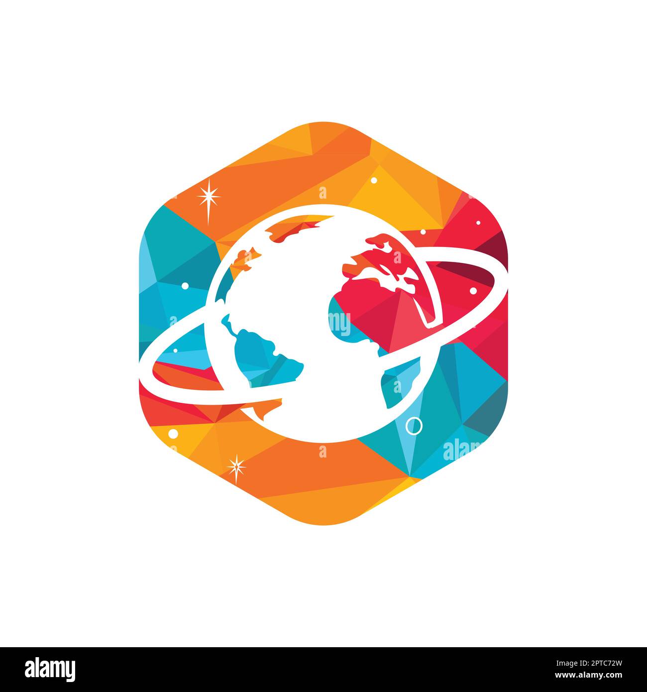 Planet vector logo design template. Space logo design concept Stock ...