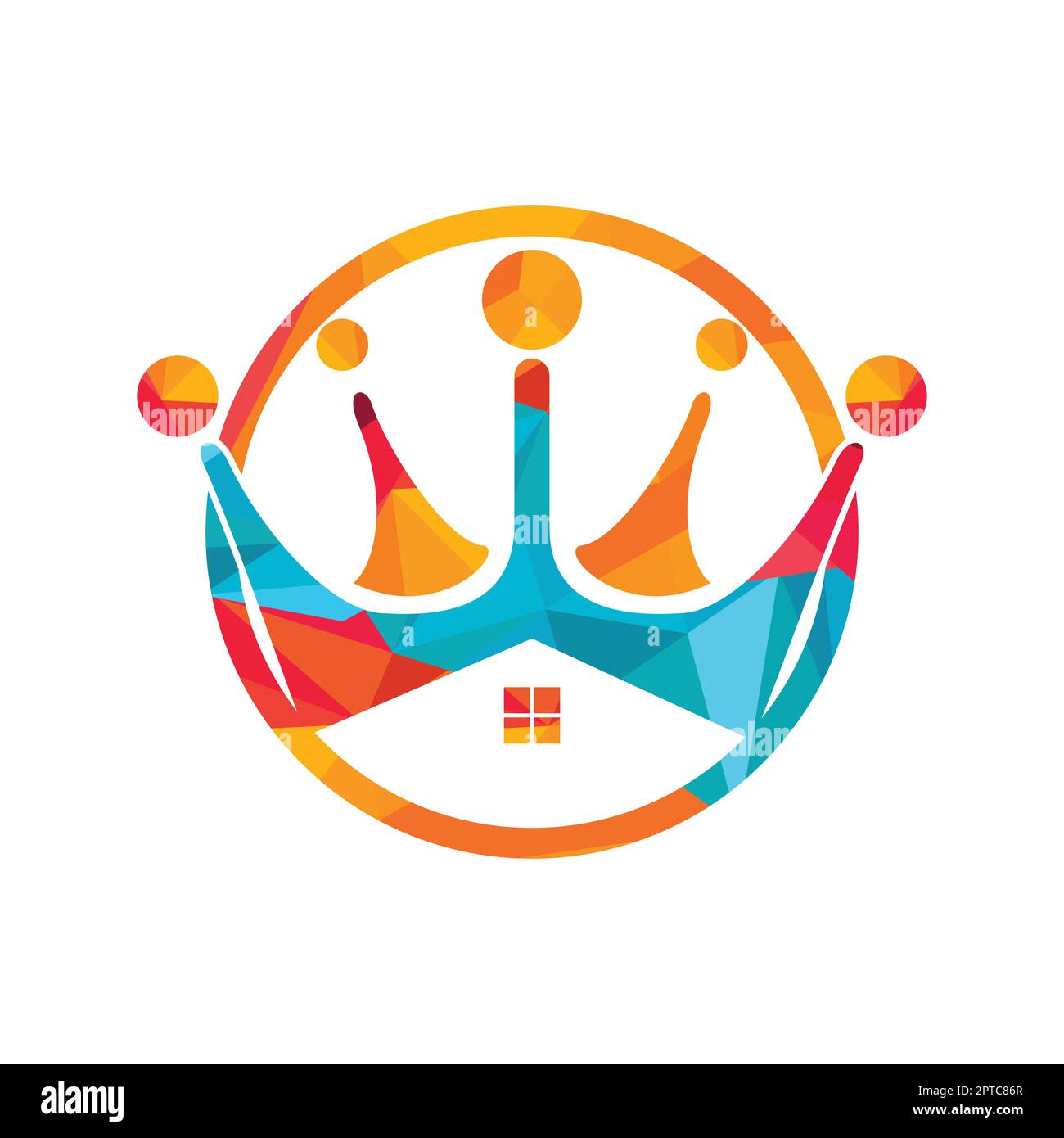 Home king vector logo design. Creative home and crown vector logo ...