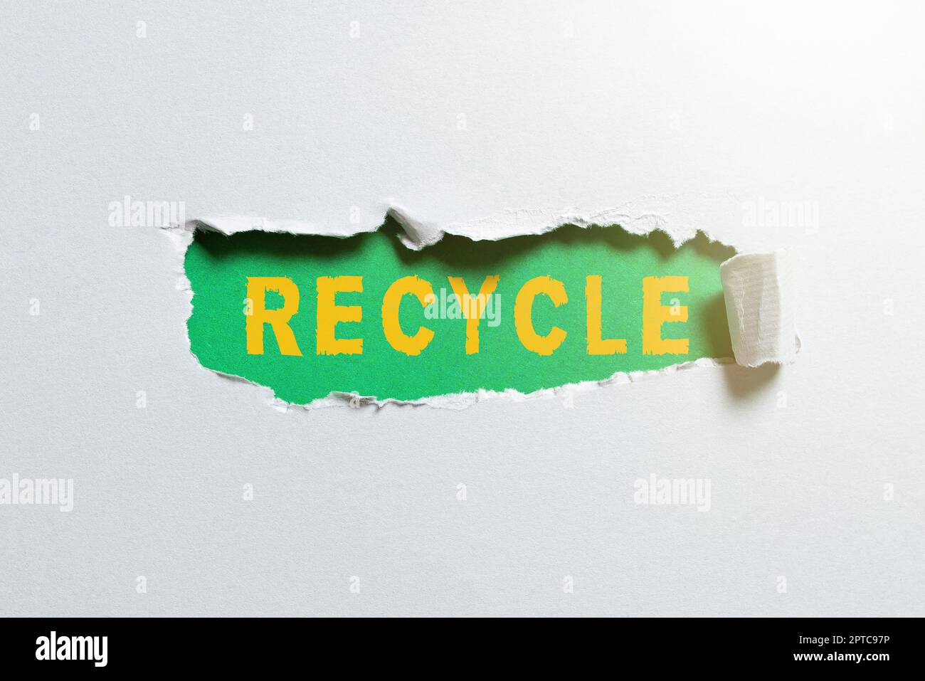 Inspiration showing sign Recycle, Word for process of converting waste ...