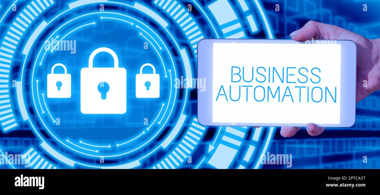 Inspiration Showing Sign Business Automation Word Written On Advanced Capabilities Timely