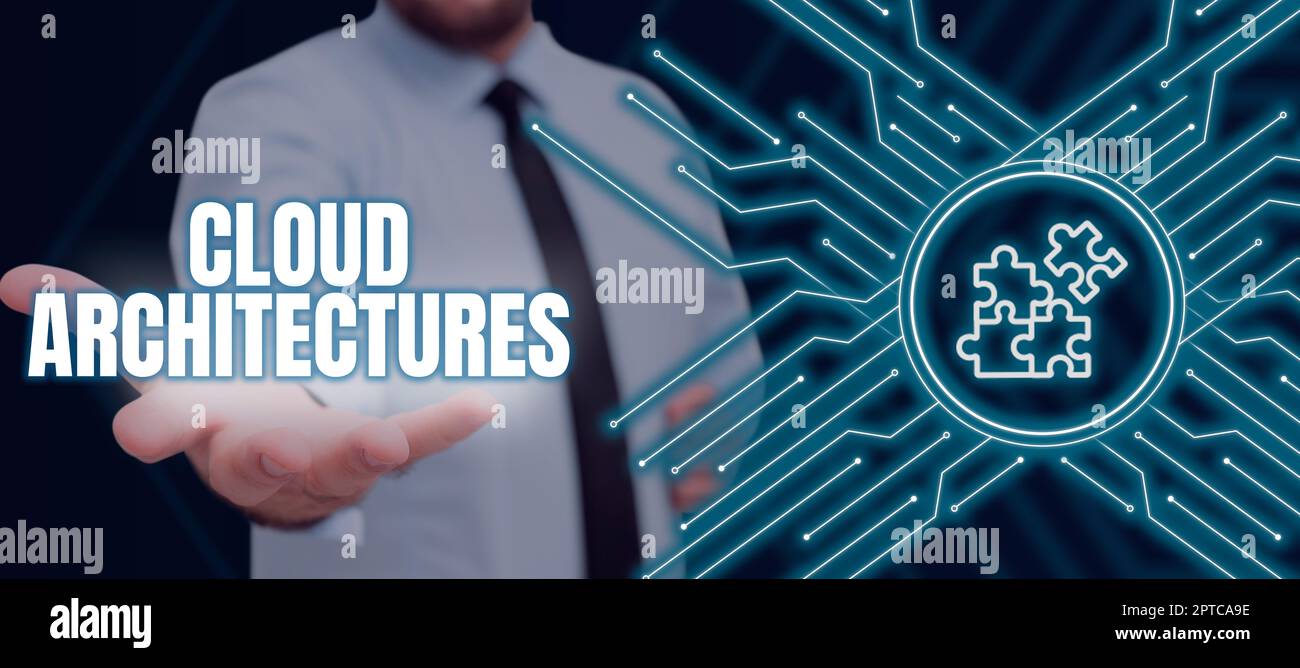 Handwriting text Cloud Architectures, Business idea To Live a Life of Purpose with Pride Honor a ...