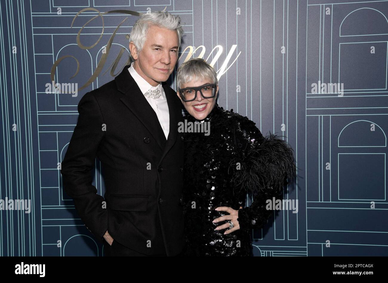 Baz Luhrmann, left, and Catherine Martin attend the Tiffany & Co. Fifth ...