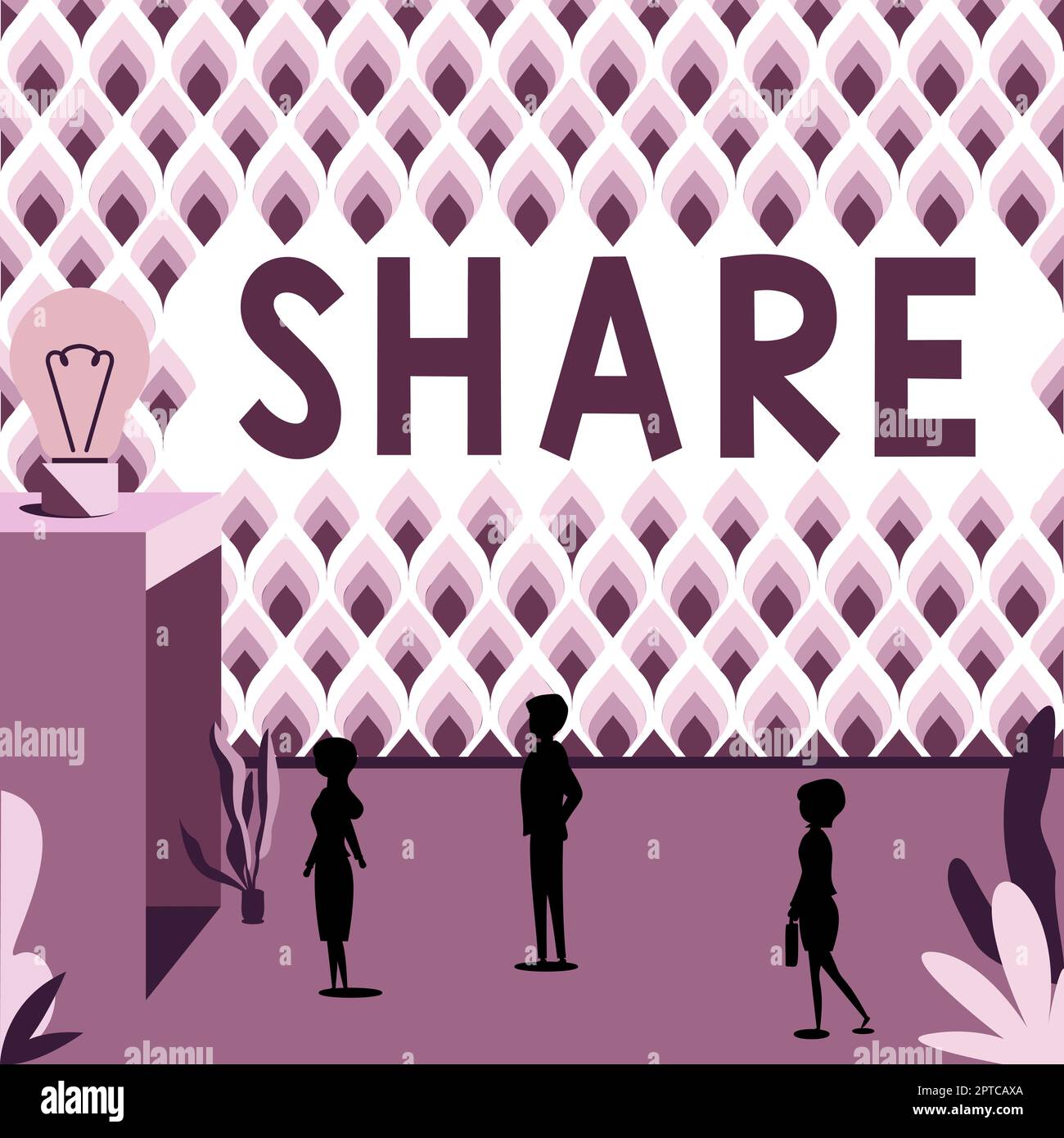 Sign displaying Share, Business showcase any of the equal parts into ...