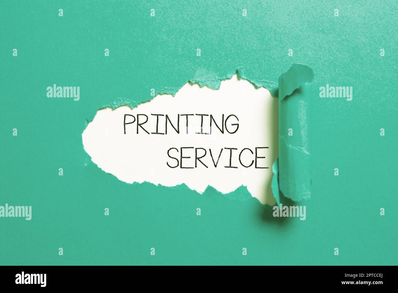 Inspiration showing sign Printing Service, Business overview conversion ...