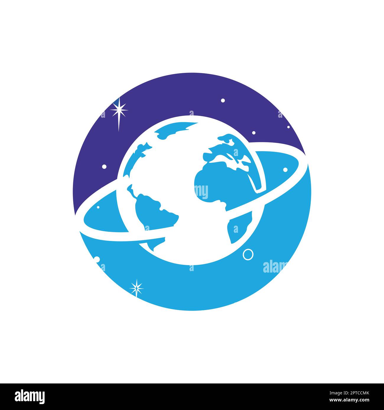 Planet vector logo design template. Space logo design concept Stock ...