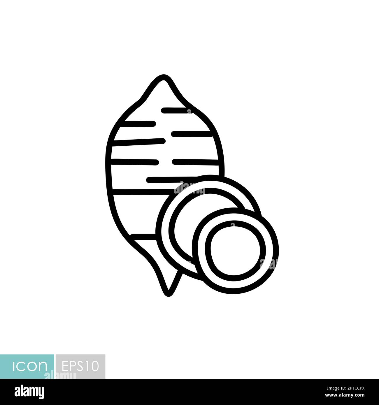 Sweet Potato isolated vector icon. Vegetable sign. Graph symbol for ...