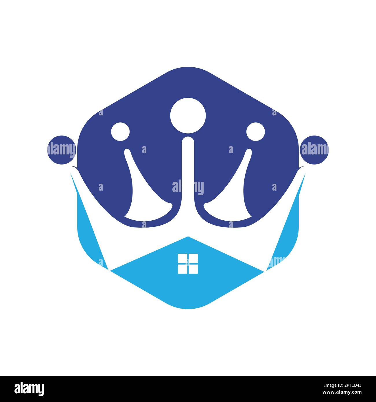 Home king vector logo design. Creative home and crown vector logo ...