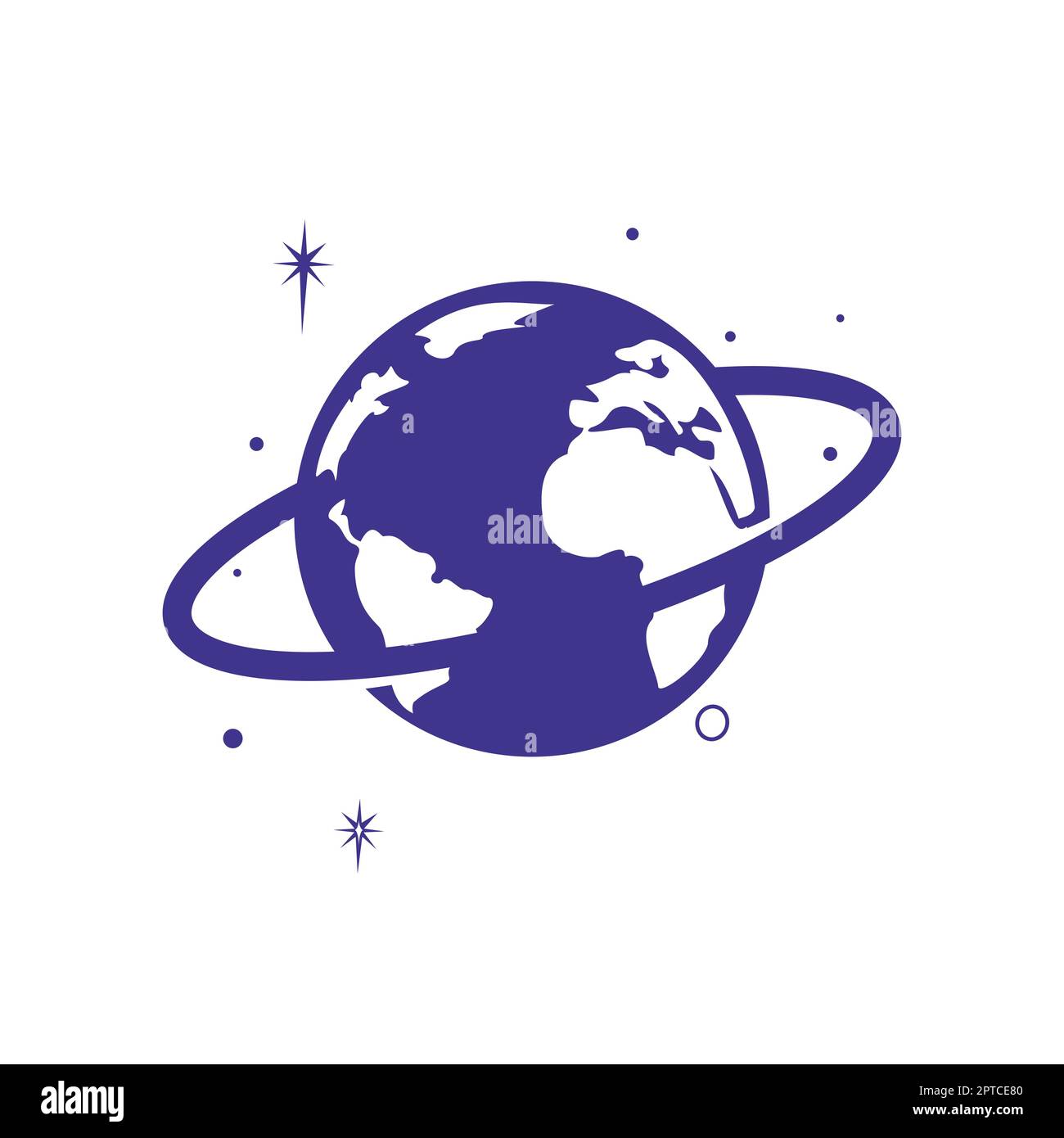 Tech planet logo Stock Vector Images - Alamy