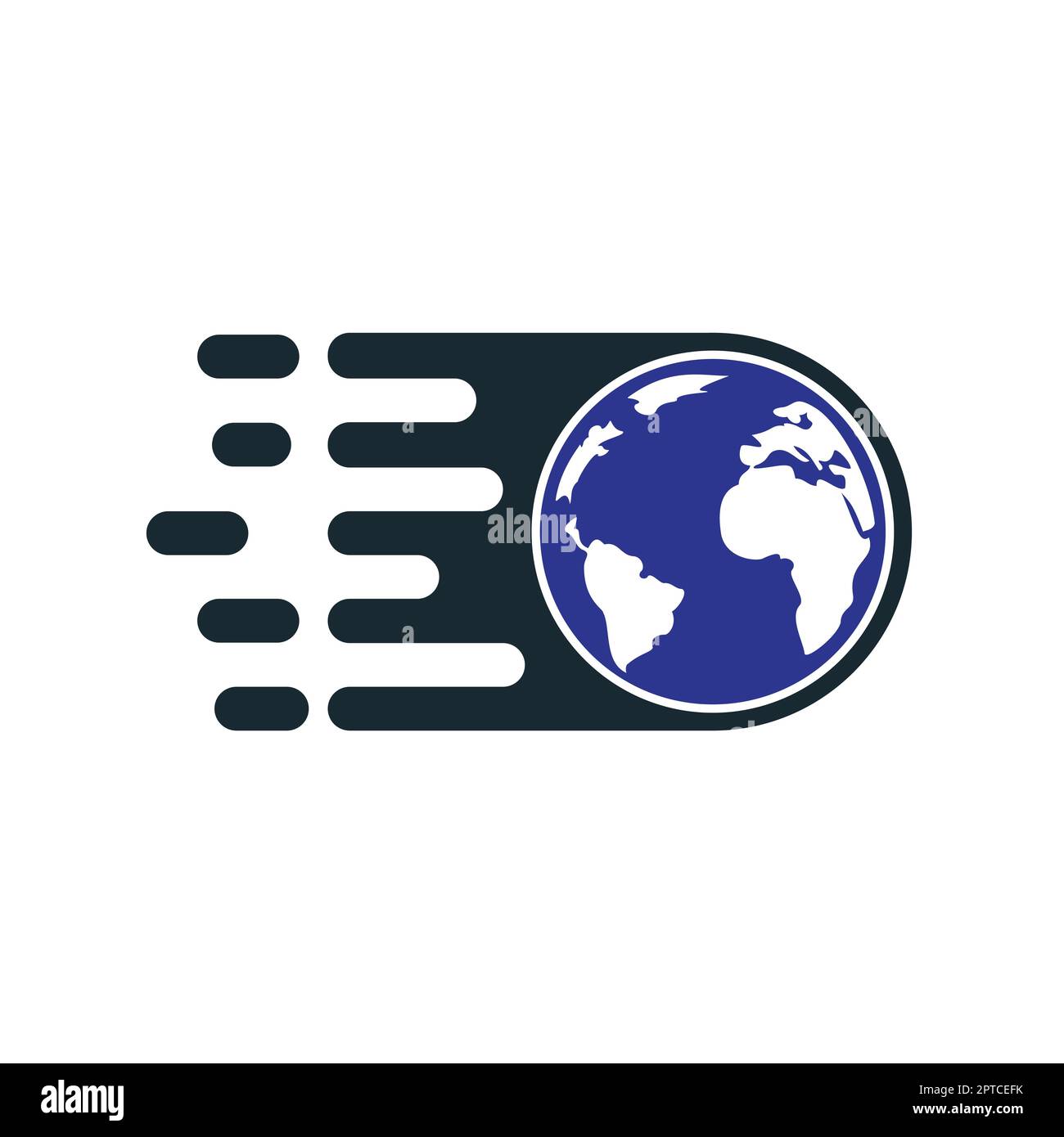 World express and logistics vector logo design. Shipping and shipment ...