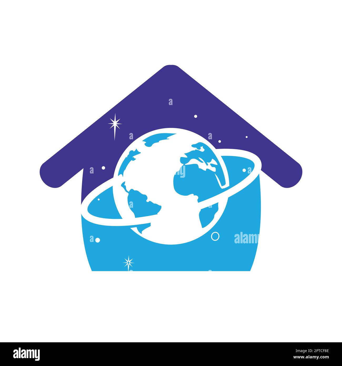 Planet vector logo design template. Space logo design concept Stock ...