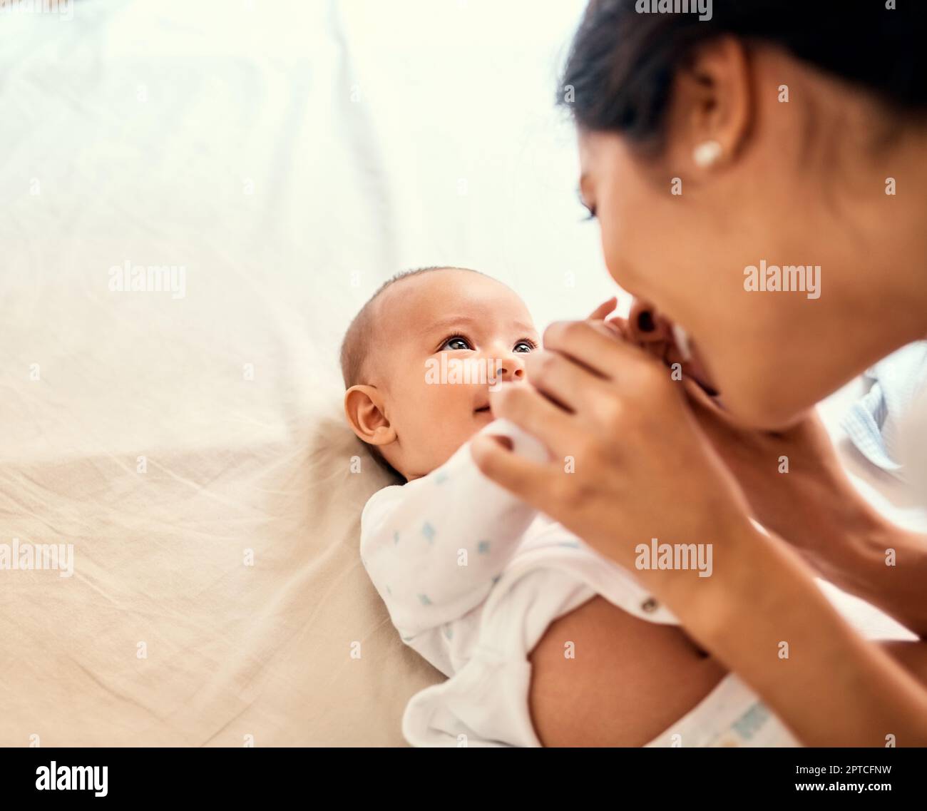 Child blessing bed hi-res stock photography and images - Alamy