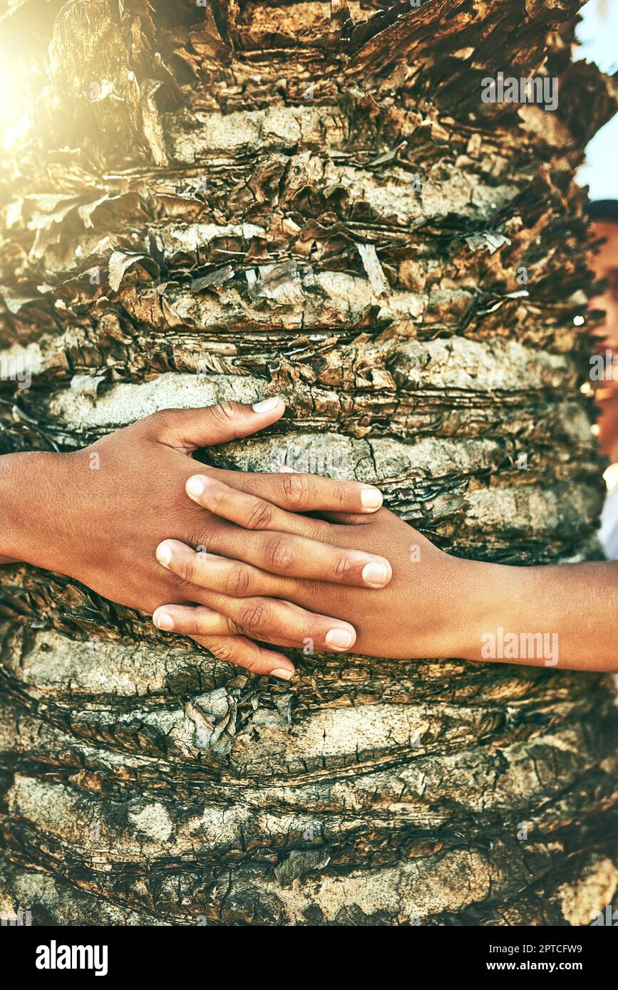 Tree hugging hippy hi-res stock photography and images - Alamy