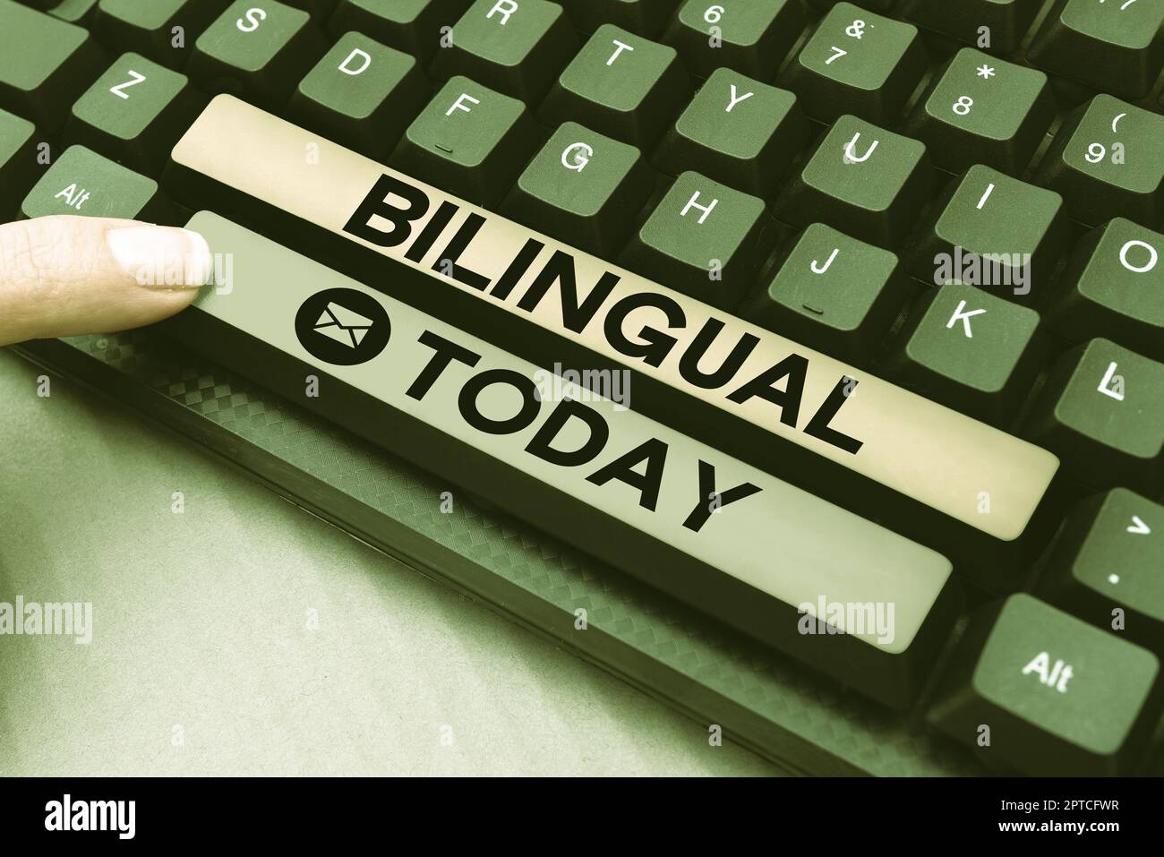 Conceptual display Bilingual, Business idea digital database containing ...