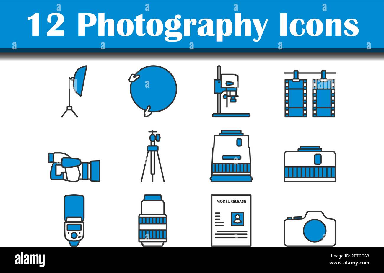 Photography Icon Set Stock Vector Image & Art - Alamy