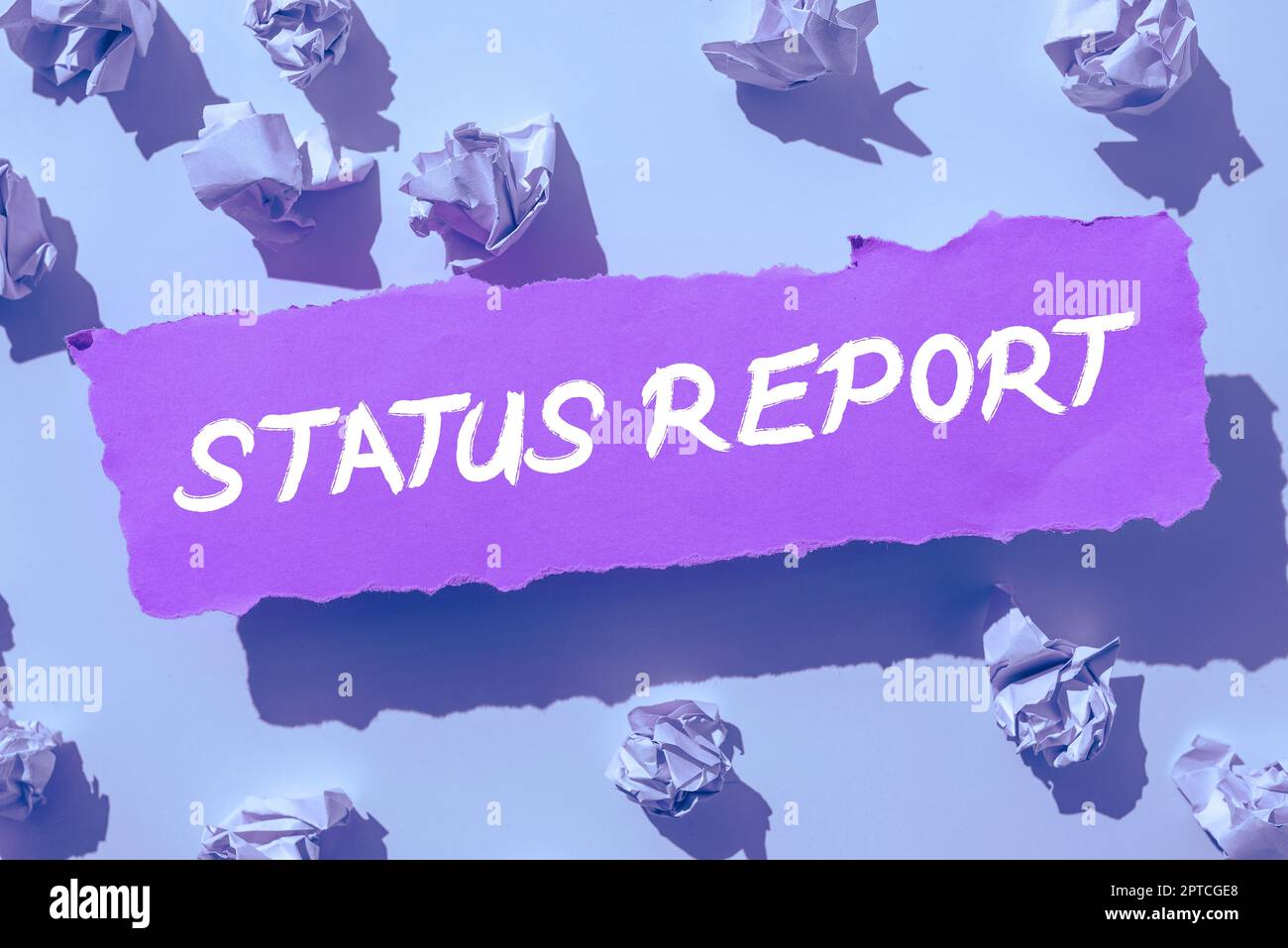 Inspiration showing sign Status Report, Word for not go out for an ...