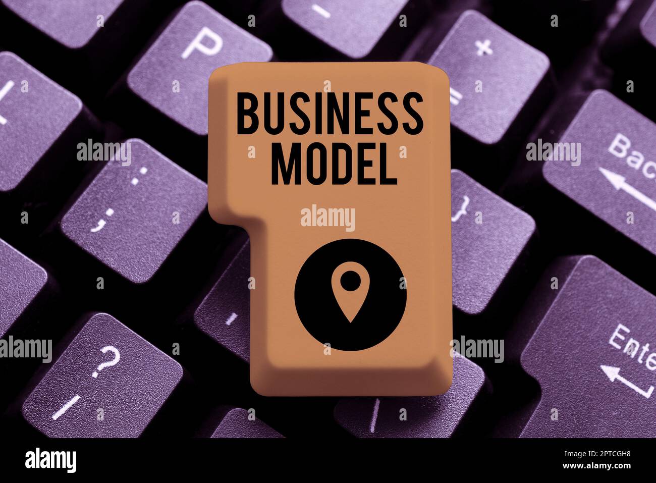 Conceptual caption Business Model, Word for Increase in global average ...