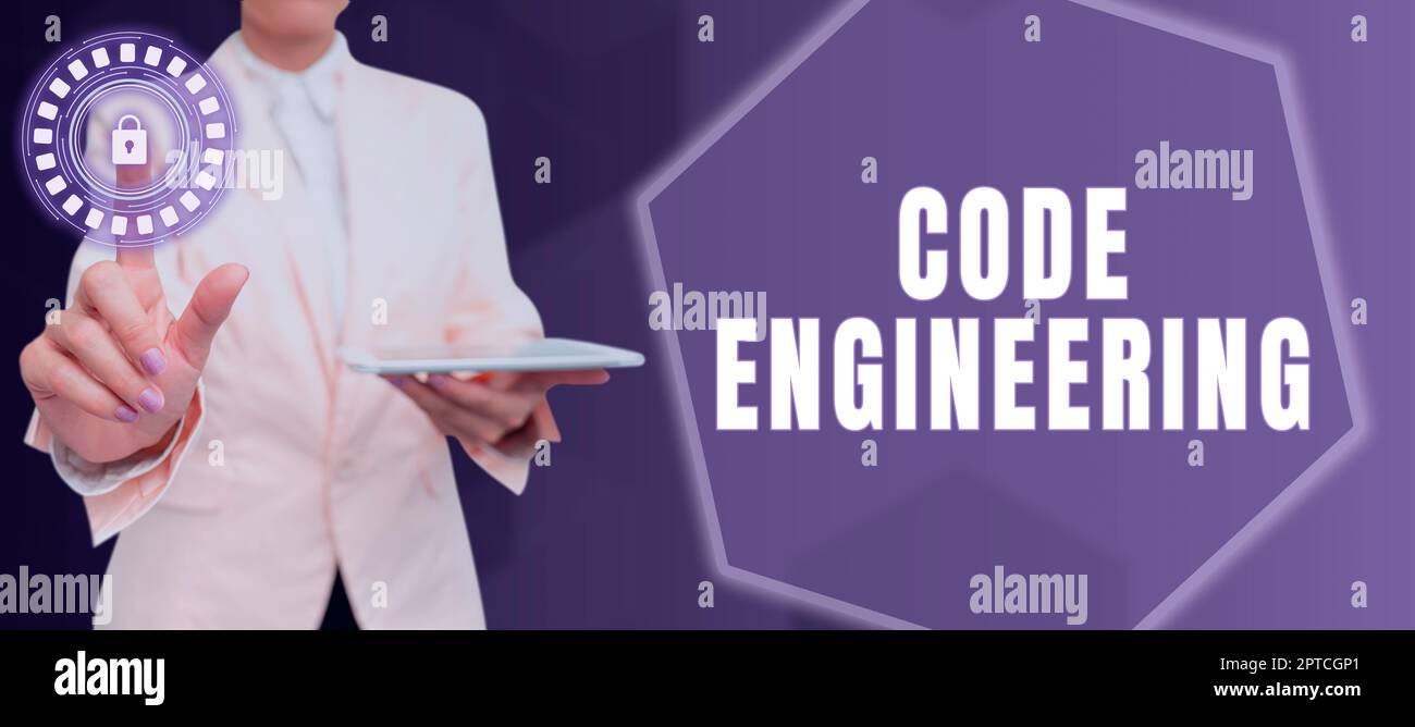 Hand writing sign Code Engineering, Internet Concept significant ideas ...