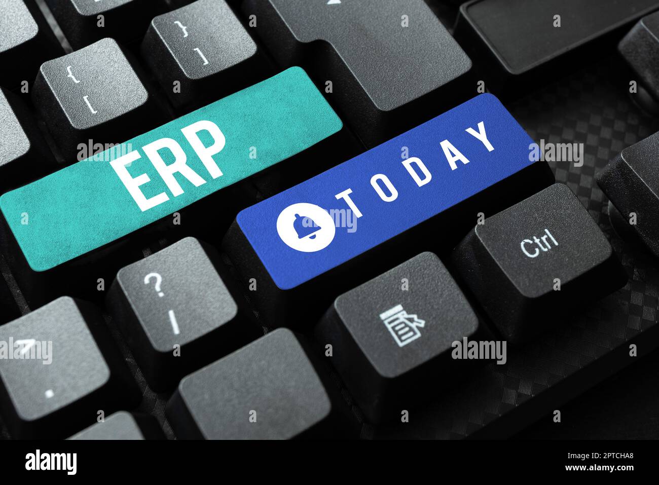 Text sign showing Erp, Business idea enterprise resource planning ...