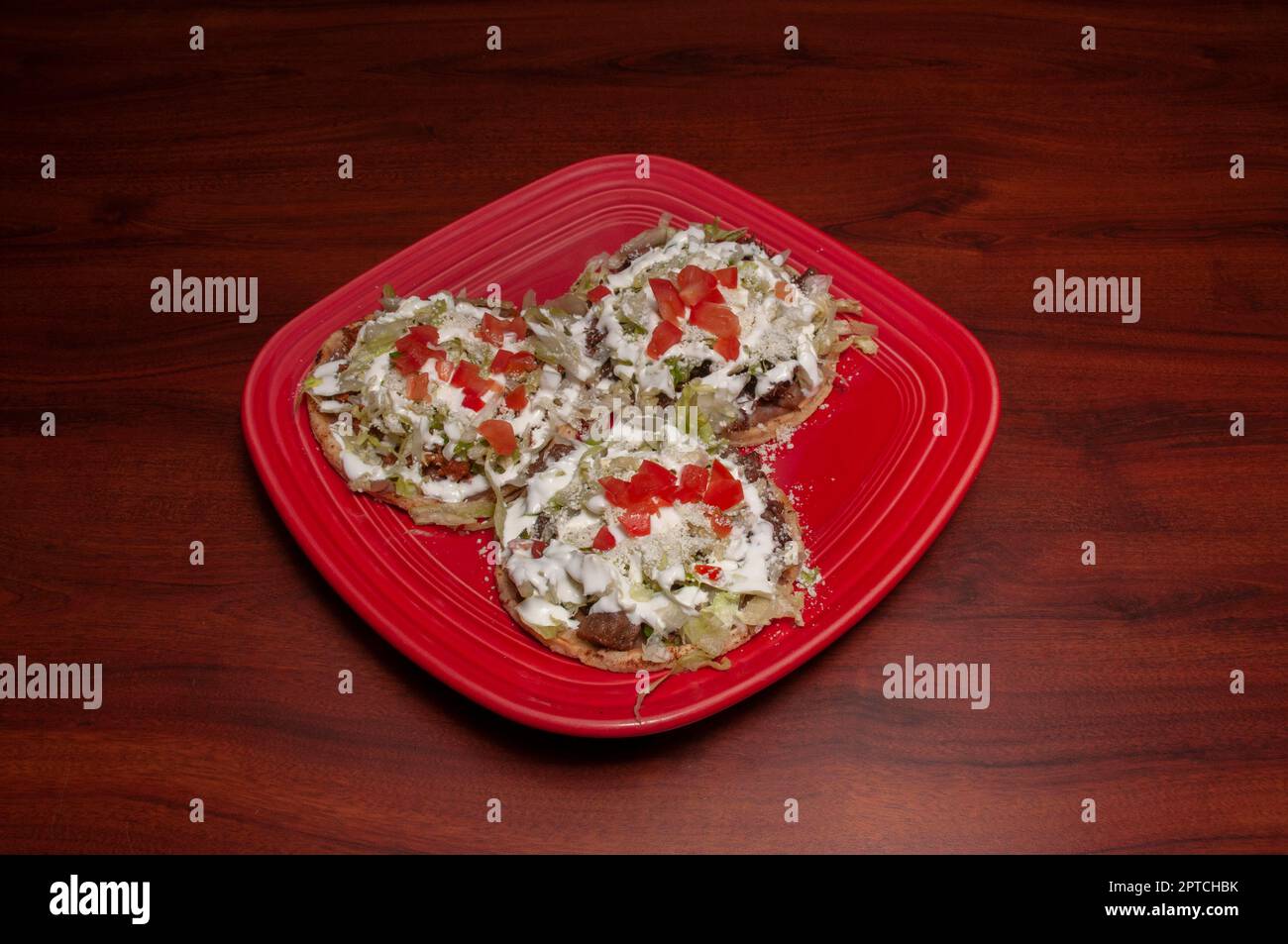 Authentic and traditional Mexican dish known as sopes Stock Photo - Alamy