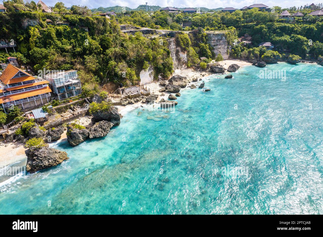 Aerial view of Bingin beach in Bali, Indonesia Stock Photo - Alamy