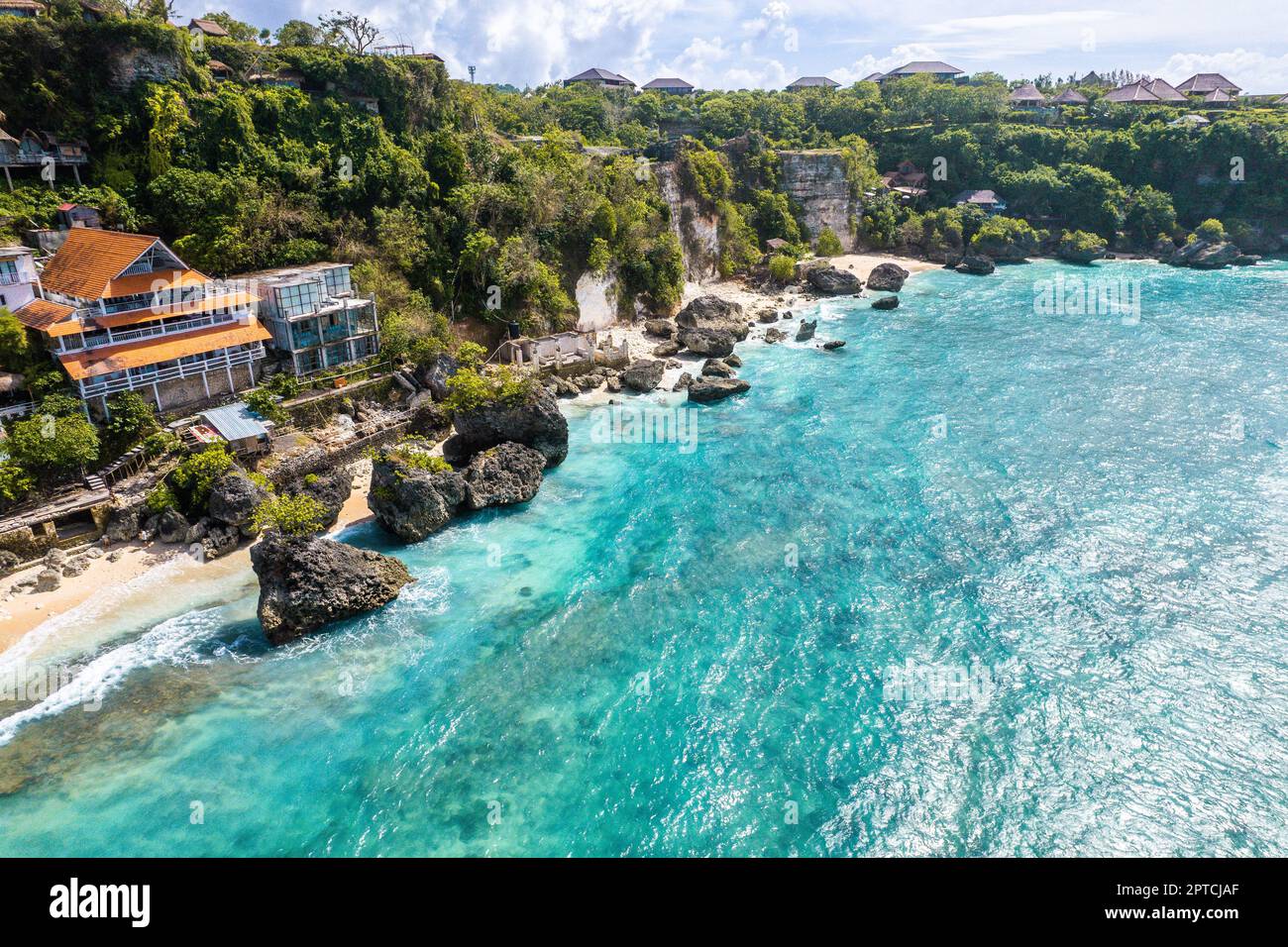 Aerial view of Bingin beach in Bali, Indonesia Stock Photo - Alamy