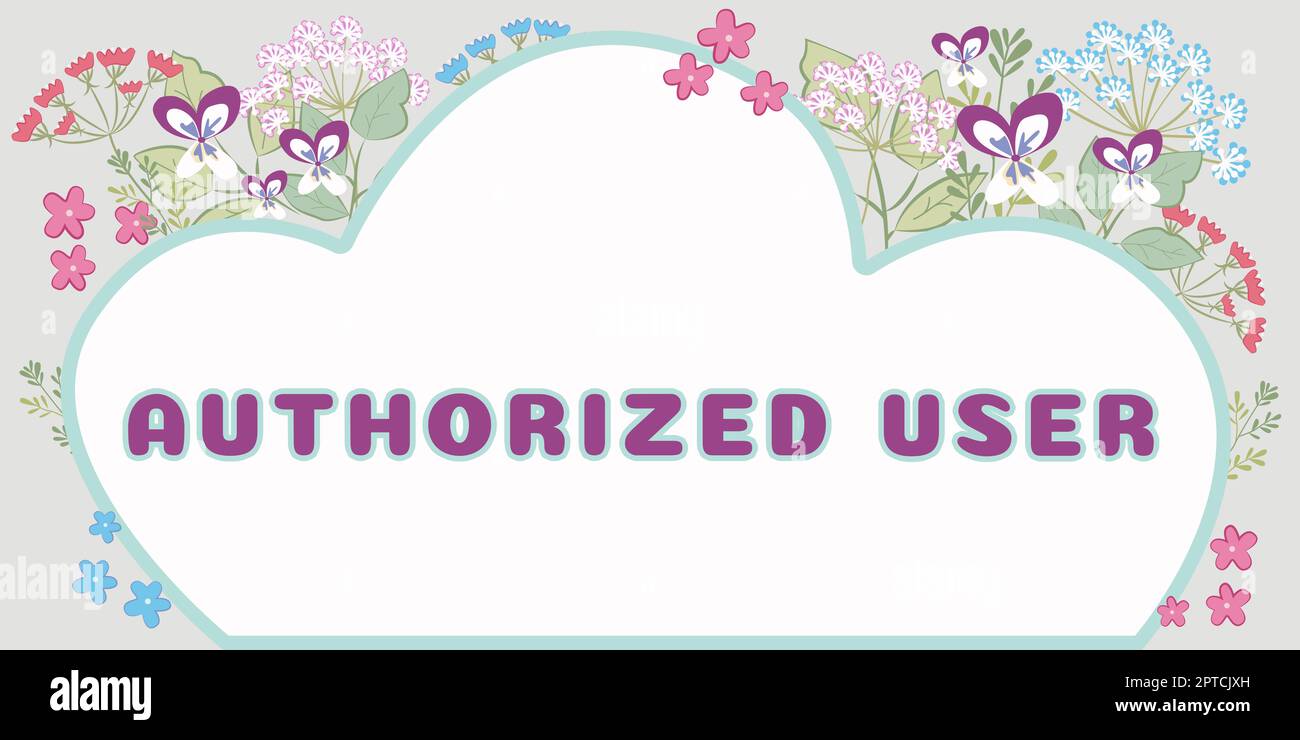 Handwriting text Authorized User, Internet Concept create extra exact copies of files or entire ...