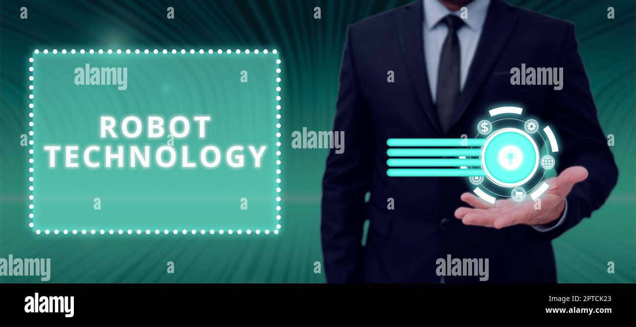Sign displaying Robot Technology, Word for methods that sales ... Sign displaying Robot Technology, Word for methods that sales ...