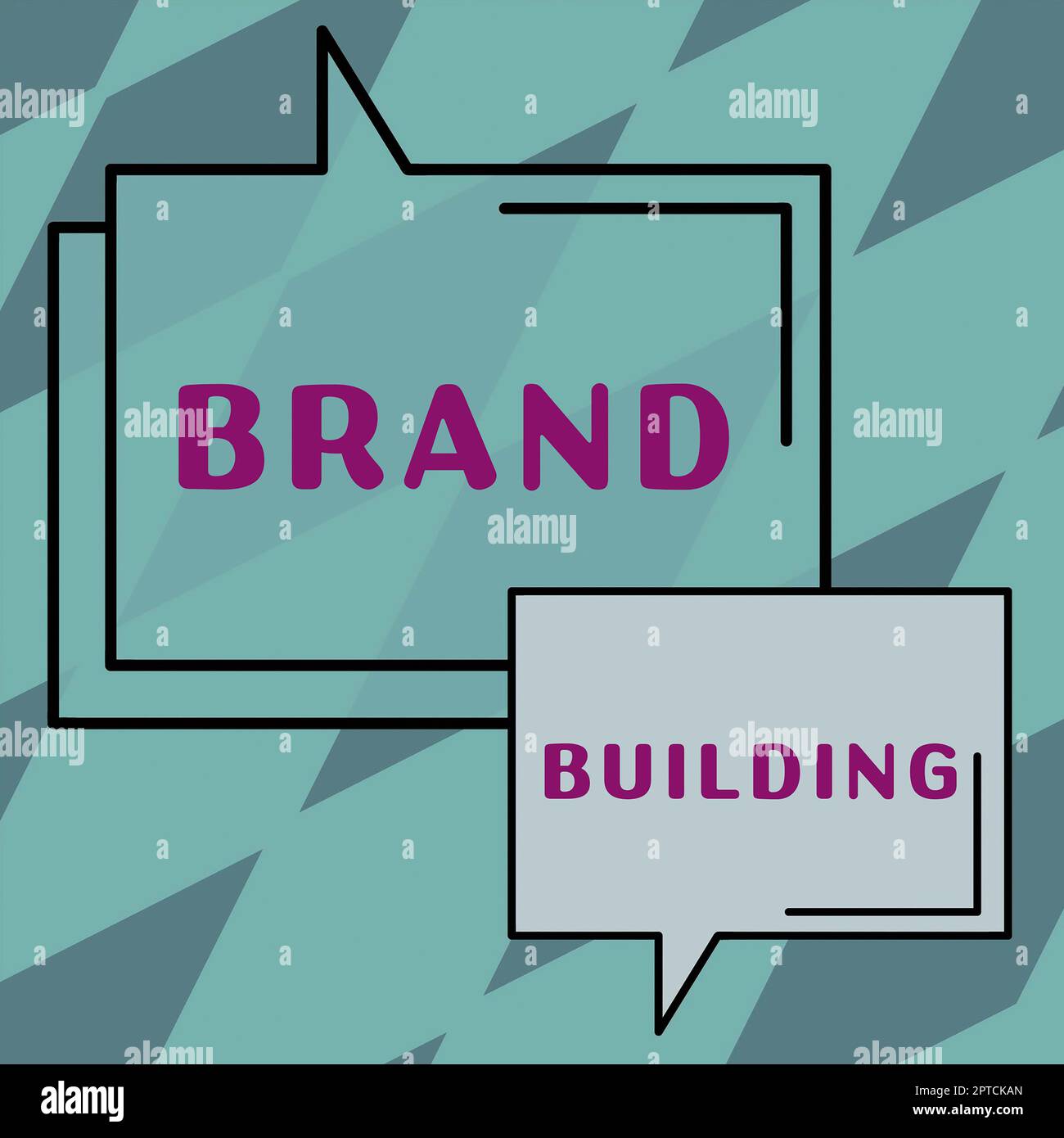 Sign displaying Brand Building, Word for Develop a unique professional ...