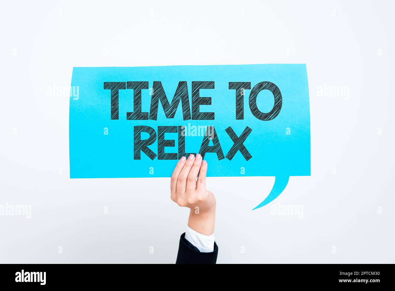 Text caption presenting Time To Relax, Word for resting and keep calm ...