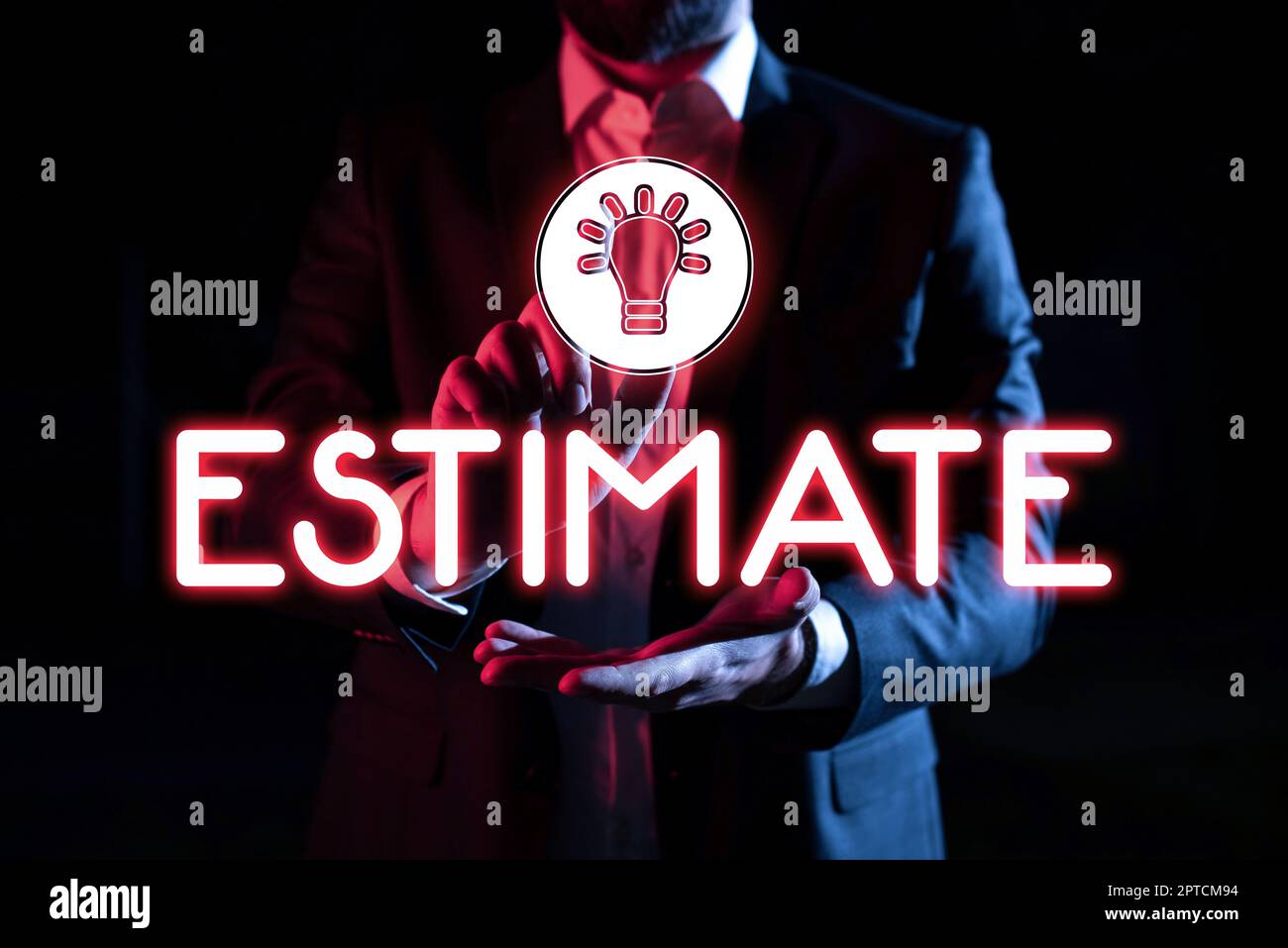 Inspiration showing sign Estimate, Business idea calculate or assess ...