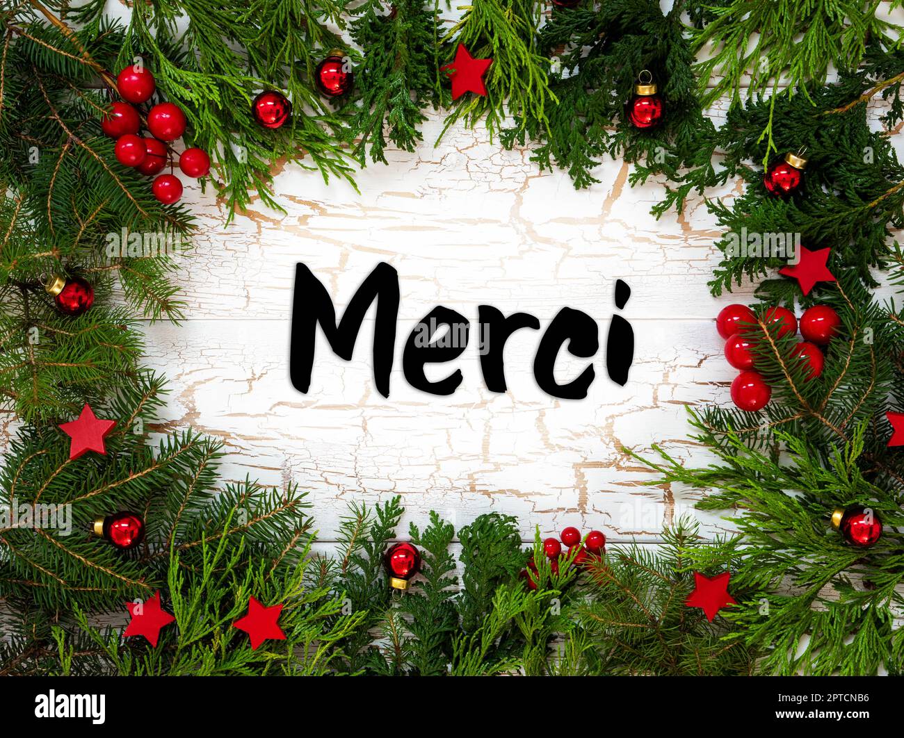 Green natural card merci means hi-res stock photography and images - Alamy