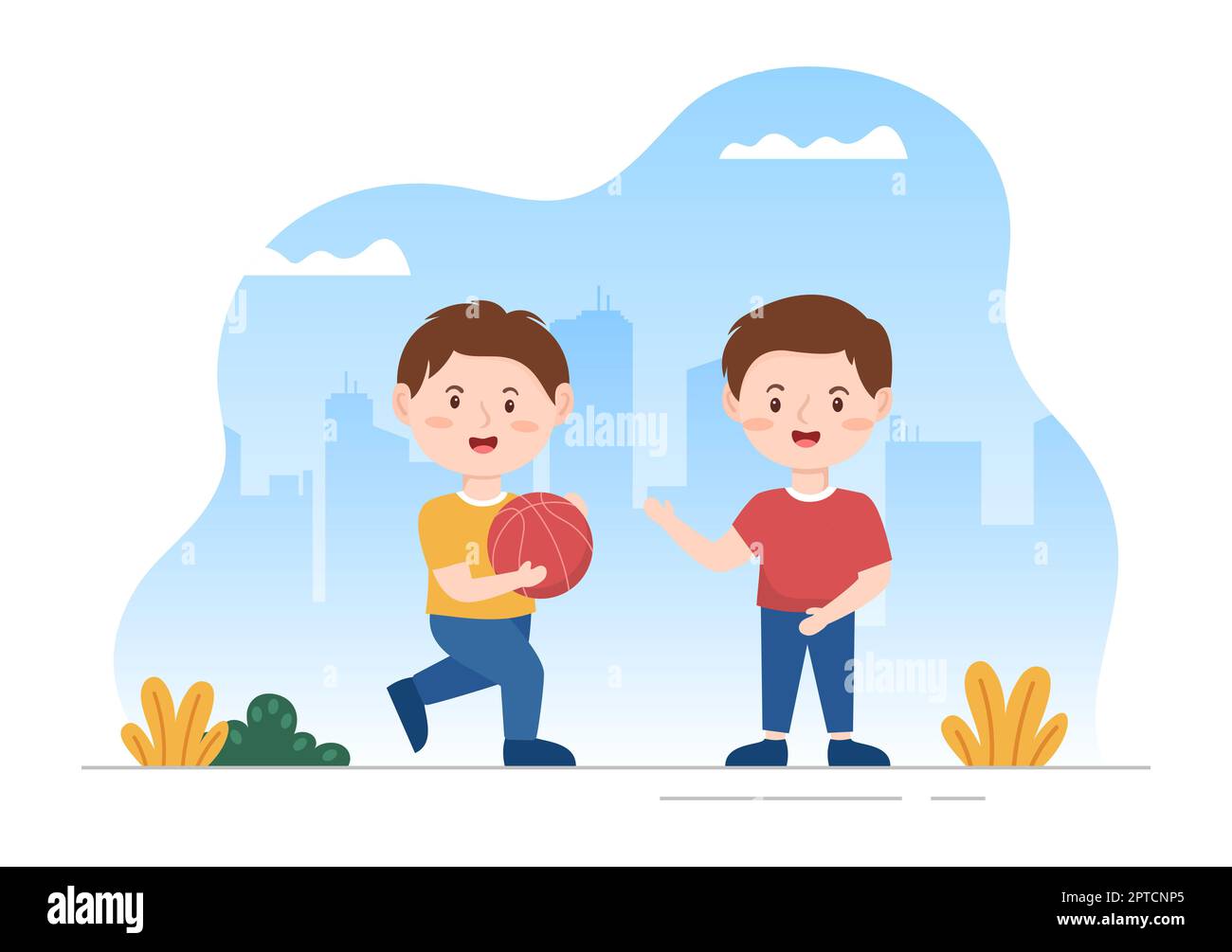 Students Leave School Building After Class or Program and Back to Home ...