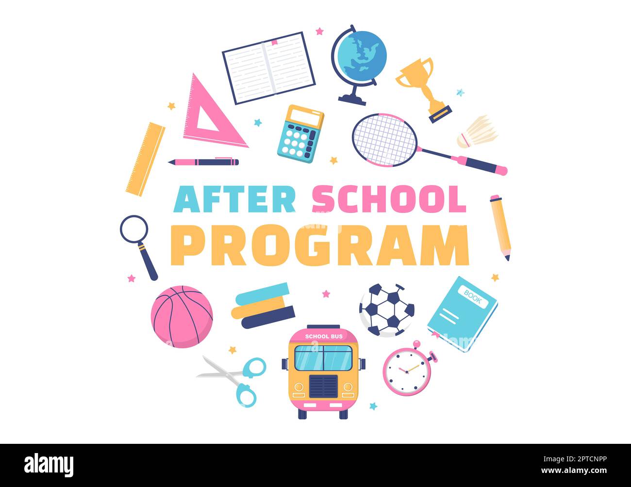 Students Leave School Building After Class or Program and Back to Home ...