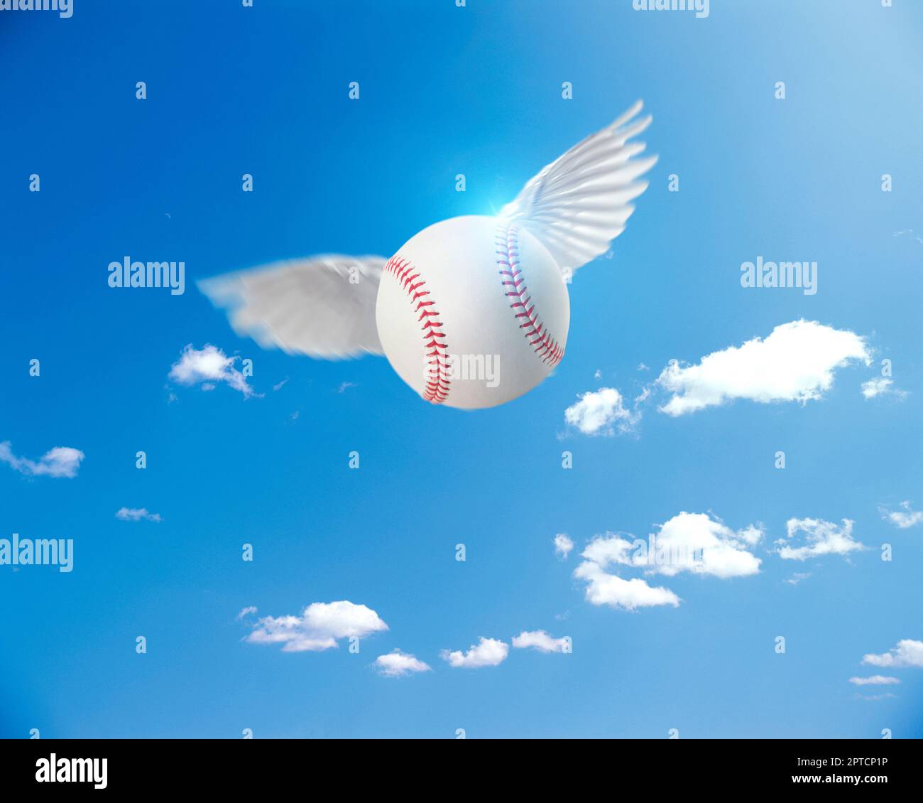 Flying baseball ball icon icon hi-res stock photography and images - Alamy