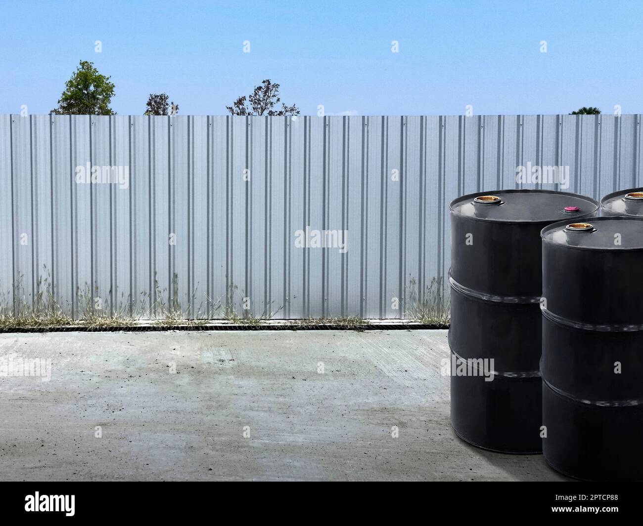 Chemical tank in storage yard in industrial plant Stock Photo - Alamy