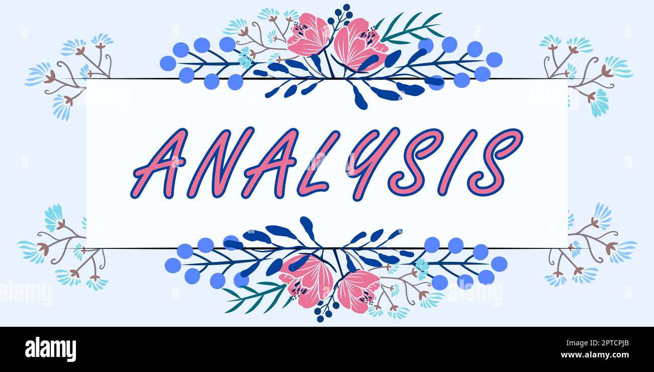 Handwriting text Analysis, Business concept process of breaking complex ...