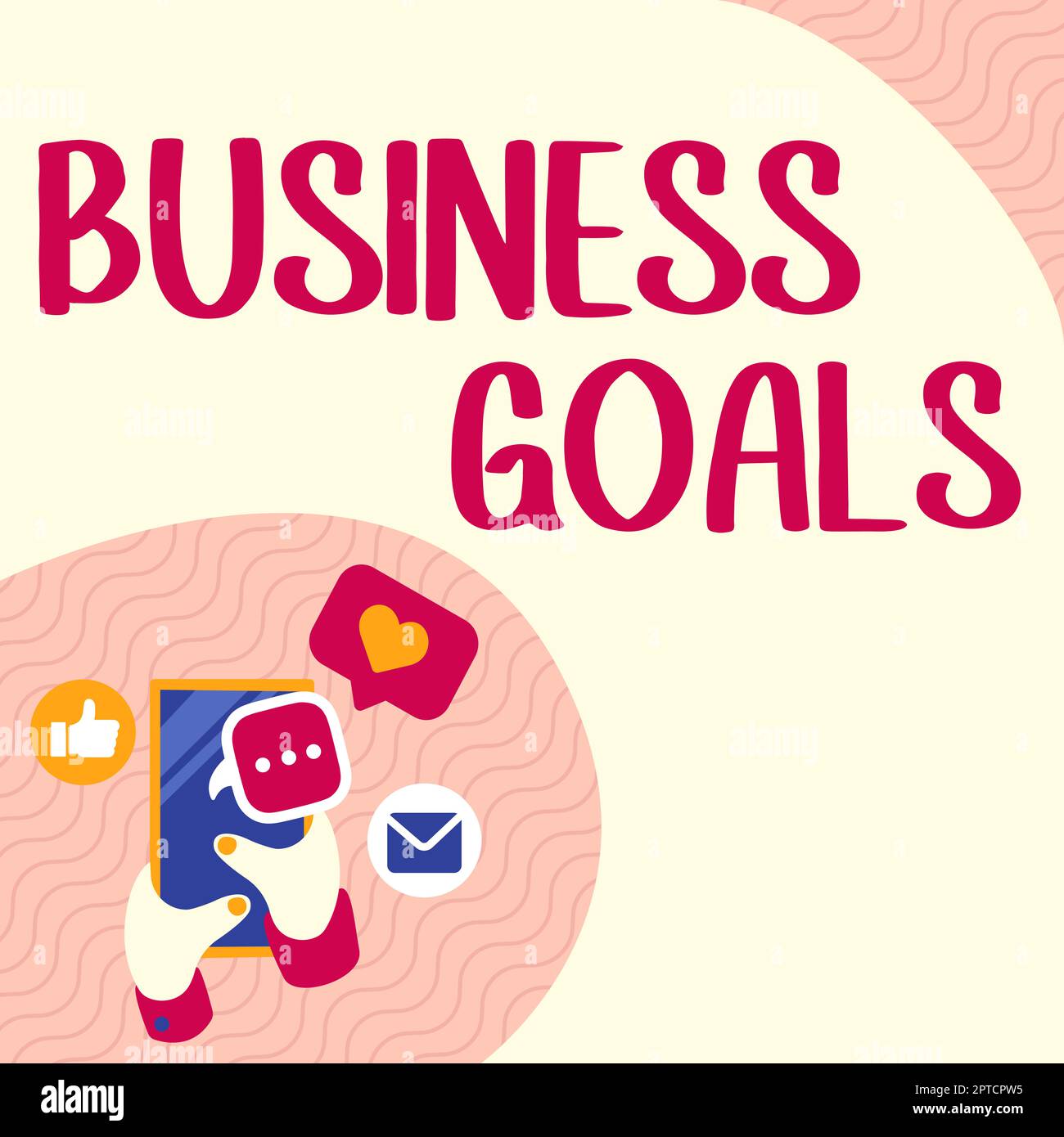 Text sign showing Business Goals, Word for Marketing Methodologies ...